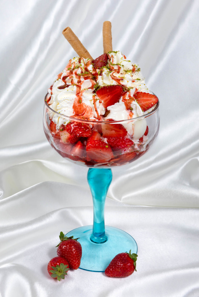 Fotografo Coppe Gelato per Menu Gelateria - Enrico Maria Vernì