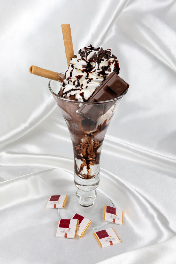 Fotografo Coppe Gelato per Menu Gelateria - Enrico Maria Vernì