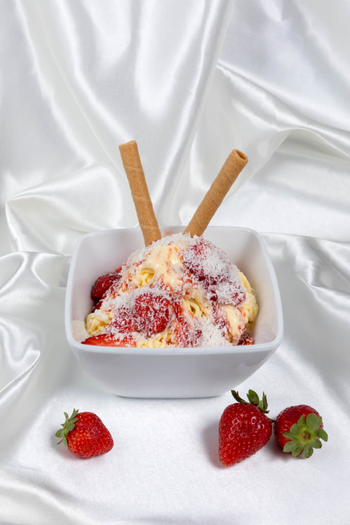 Fotografo Coppe Gelato per Menu Gelateria - Enrico Maria Vernì