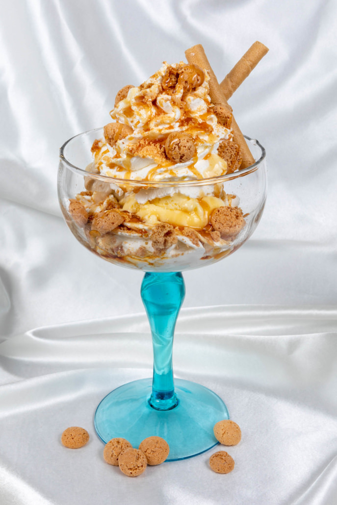 Fotografo Coppe Gelato per Menu Gelateria - Enrico Maria Vernì